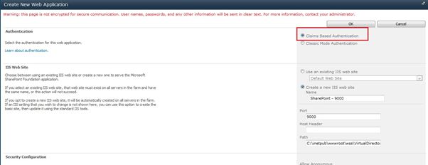 Forms-Based Authentication (FBA) Configuration in SharePoint